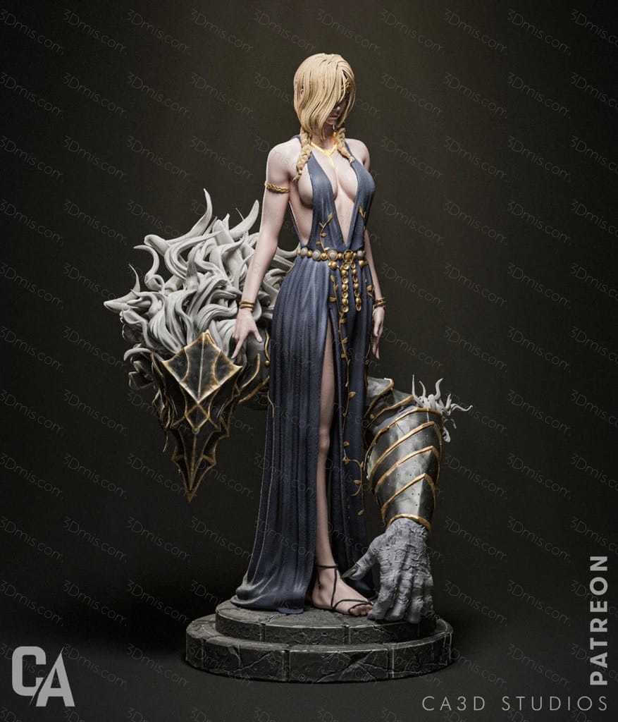 Ca3d 艾尔登法环 永恒女王 玛莉卡 P站图纸印象馆 3d打印模型图纸免费下载