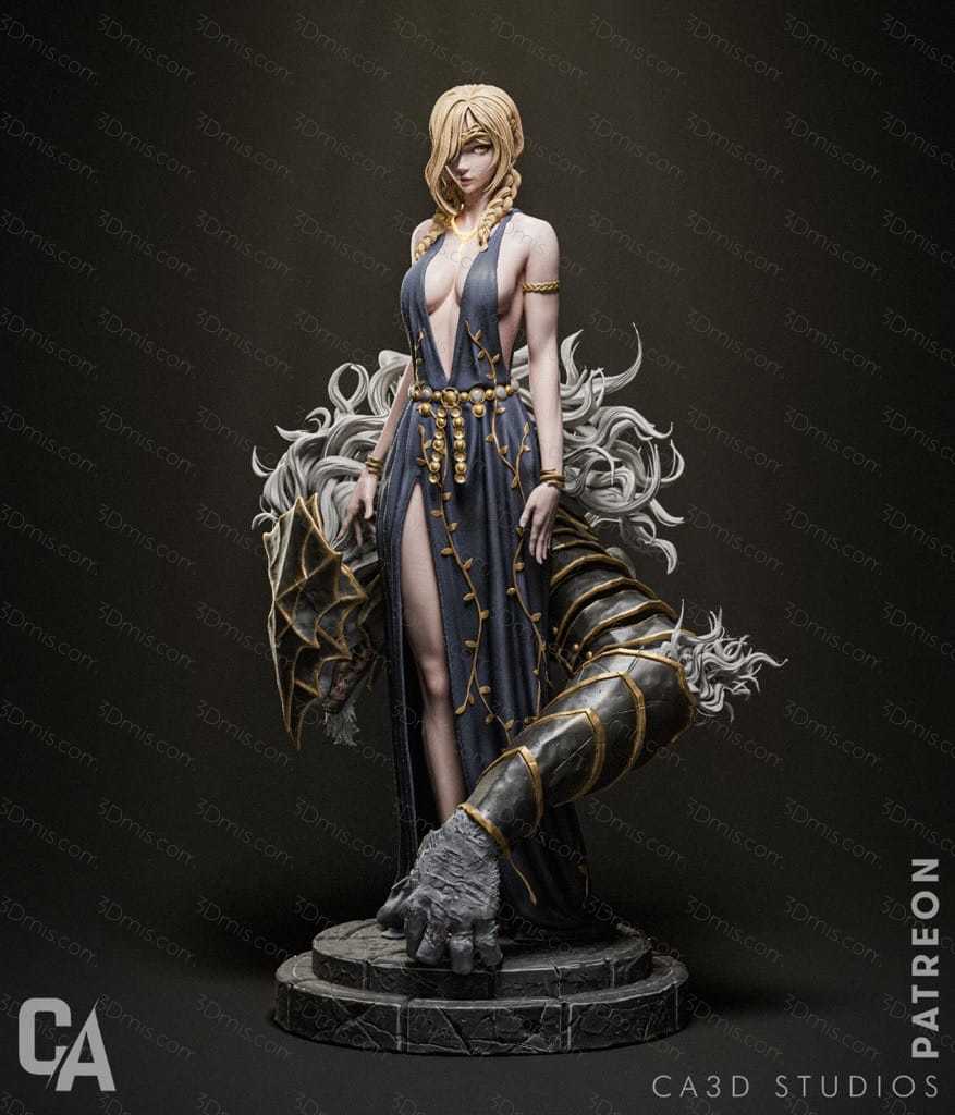 Ca3d 艾尔登法环 永恒女王 玛莉卡 P站图纸印象馆 3d打印模型图纸免费下载