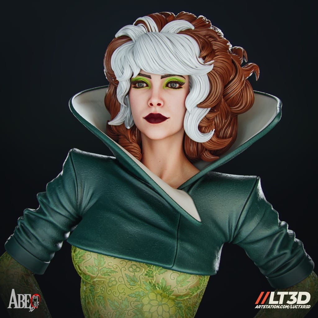 ABE3D 漫威 X战警 罗刹女 – P站图纸印象馆 3D打印模型图纸免费下载