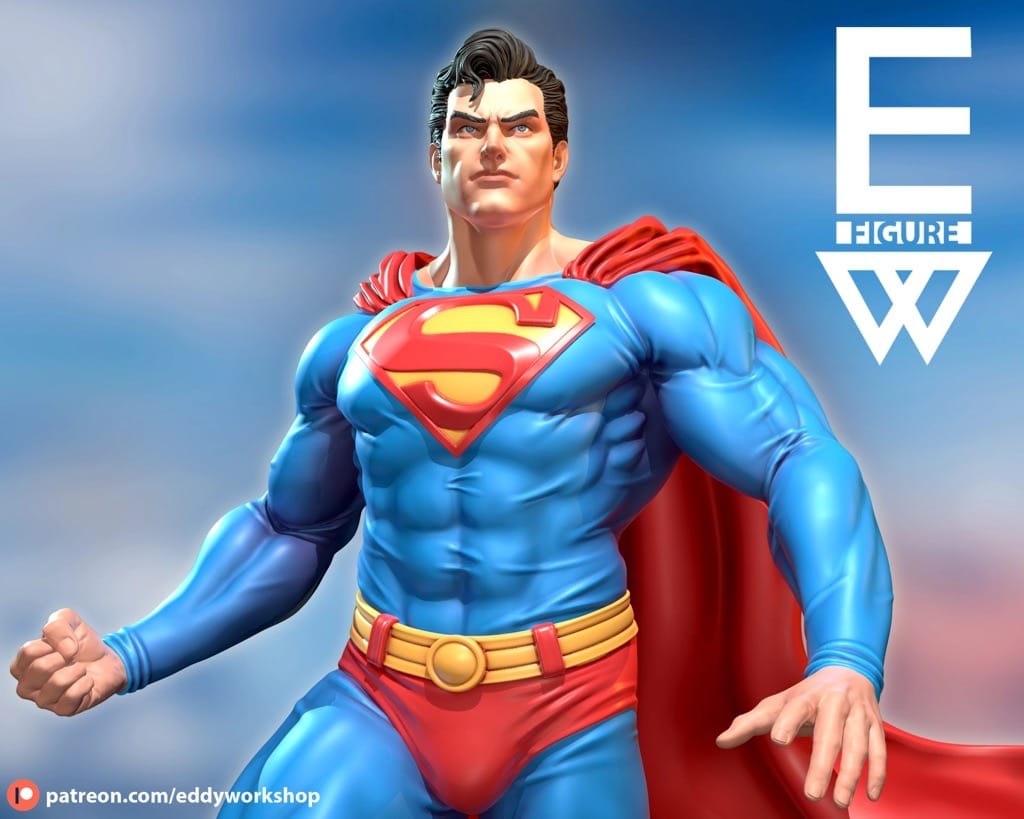 Eddy Workshop DC漫画 超人 – P站图纸印象馆 3D打印模型图纸免费下载