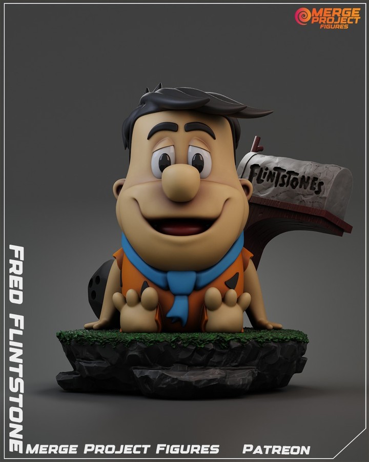 MPF 摩登原始人 弗雷德 – P站图纸印象馆 3D打印模型图纸免费下载