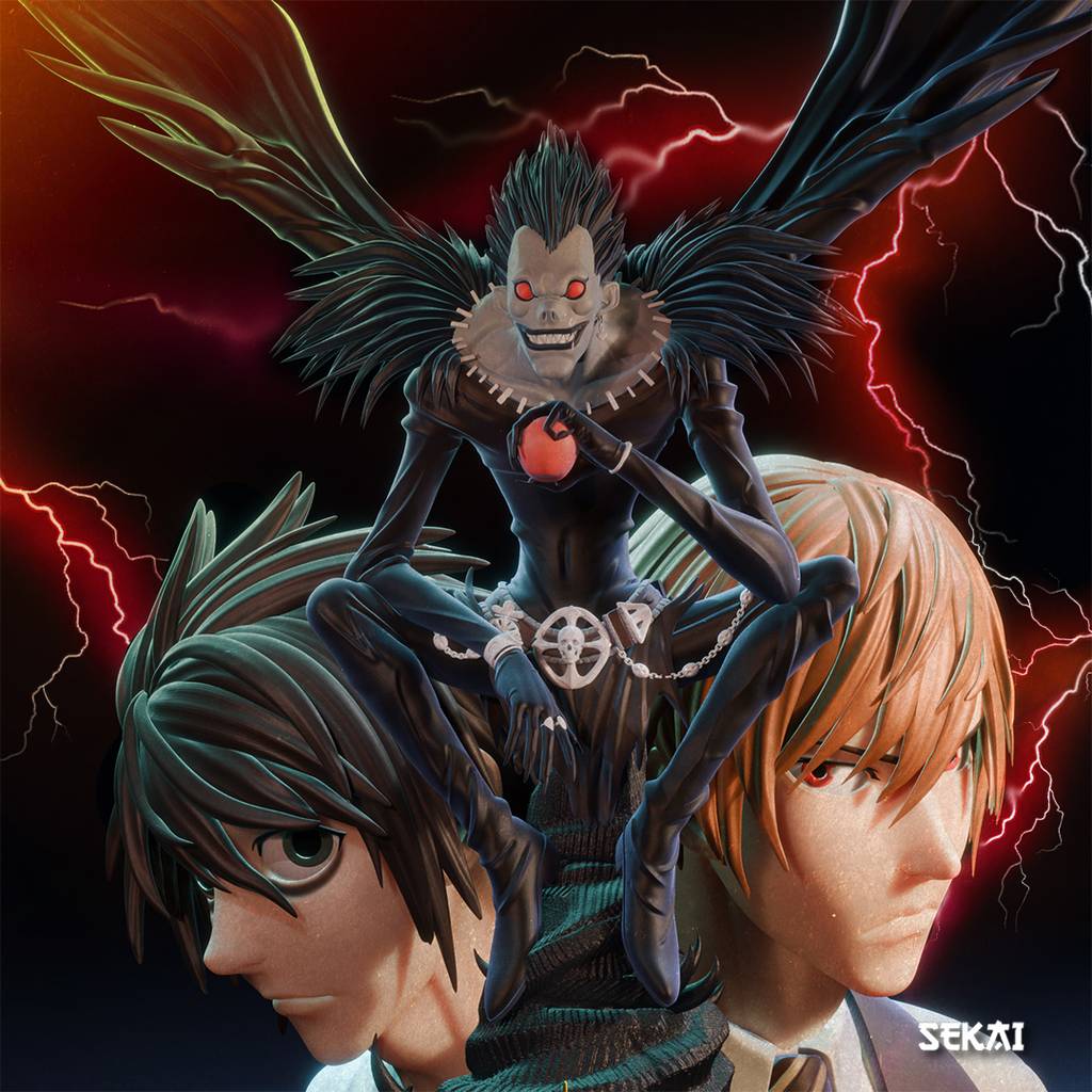 Sekai 死亡笔记 死神 – P站图纸印象馆 3D打印模型图纸免费下载