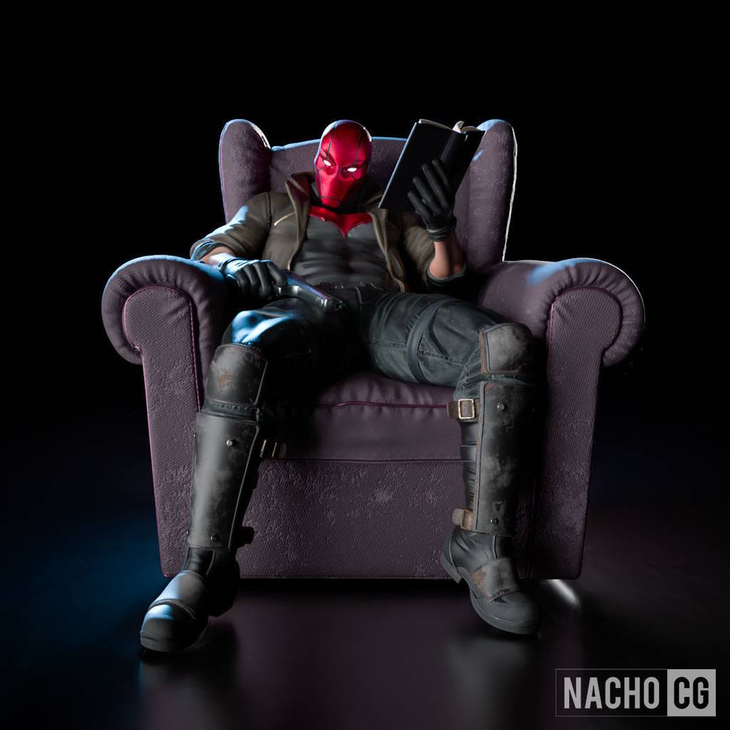 Nacho CG DC漫画 红头罩 – P站图纸印象馆 3D打印模型图纸免费下载