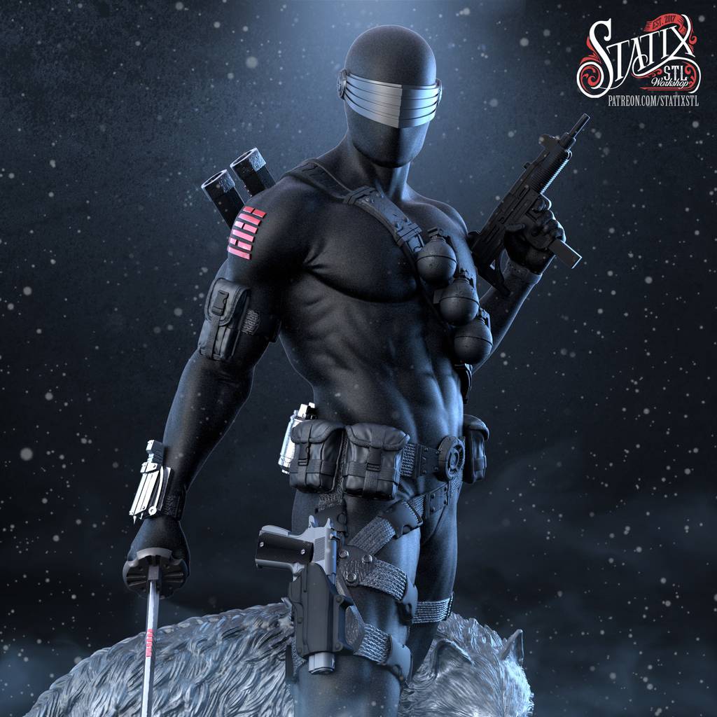 STATIX 特种部队 蛇眼 – P站图纸印象馆 3D打印模型图纸免费下载