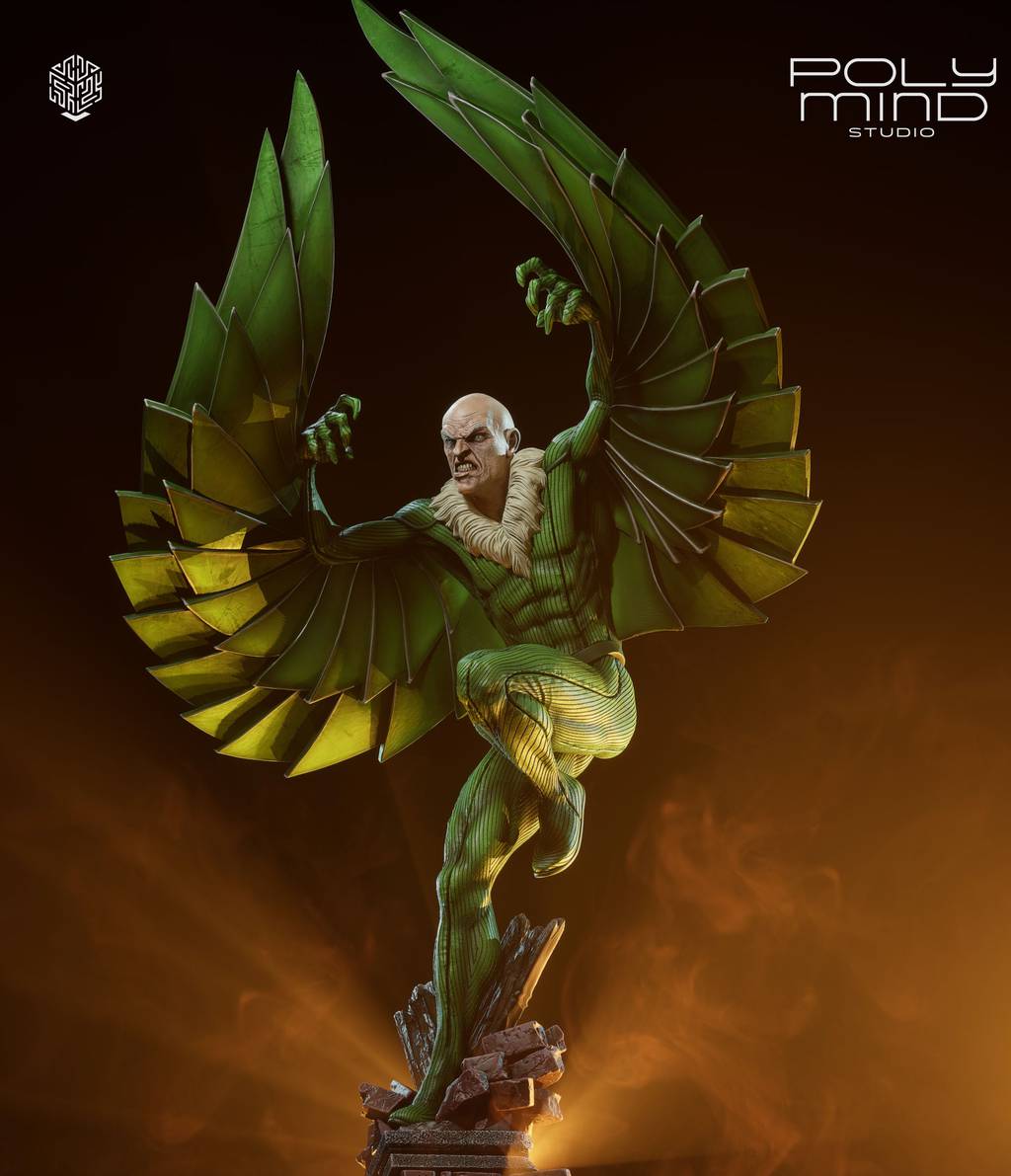 PolyMind 漫威 秃鹫 – P站图纸印象馆 3D打印模型图纸免费下载