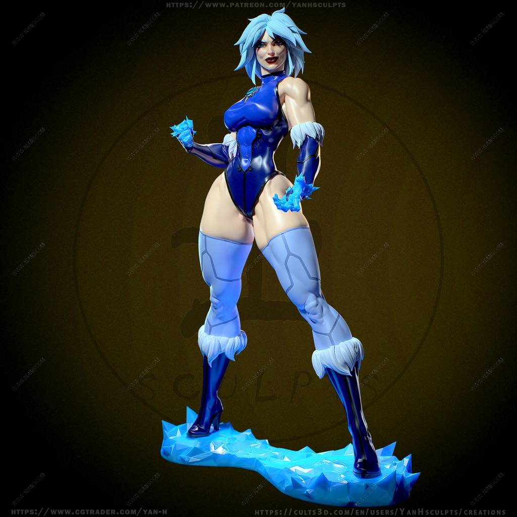 Yan H DC漫画 凯特琳·斯诺 – P站图纸印象馆 3D打印模型图纸免费下载