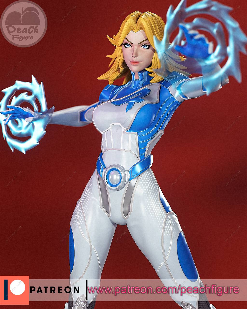 Peach Figure 漫威 隐形女侠 – P站图纸印象馆 3D打印模型图纸免费下载 Peach Figure 漫威 隐形女侠 – P站图纸印象馆 3D打印模型图纸免费下载