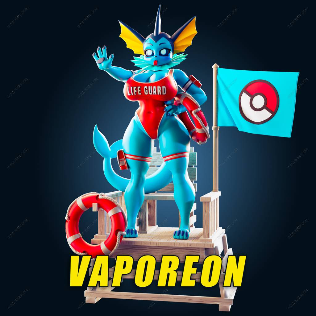 Officer Rhu 精灵宝可梦 水伊布 – P站图纸印象馆 3D打印模型图纸免费下载