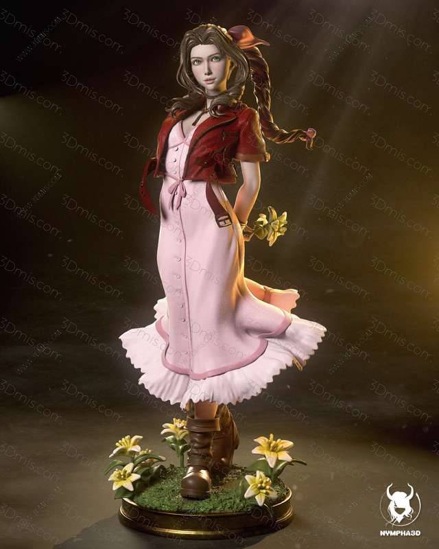 NYMPHA 3D 最终幻想 爱丽丝·盖恩斯巴勒 – P站图纸印象馆 3D打印模型图纸免费下载