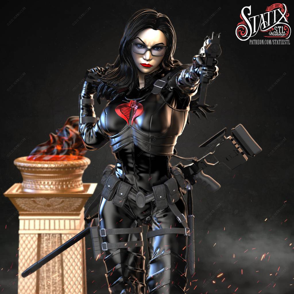 STATIX 特种部队 男爵夫人 – P站图纸印象馆 3D打印模型图纸免费下载