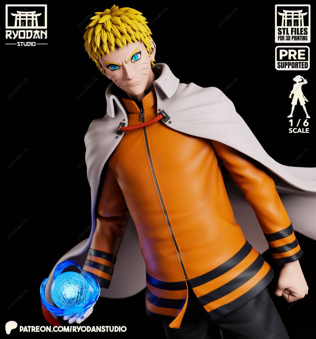 Ryodan 火影忍者 火影黑土 – P站图纸印象馆 3D打印模型图纸免费下载