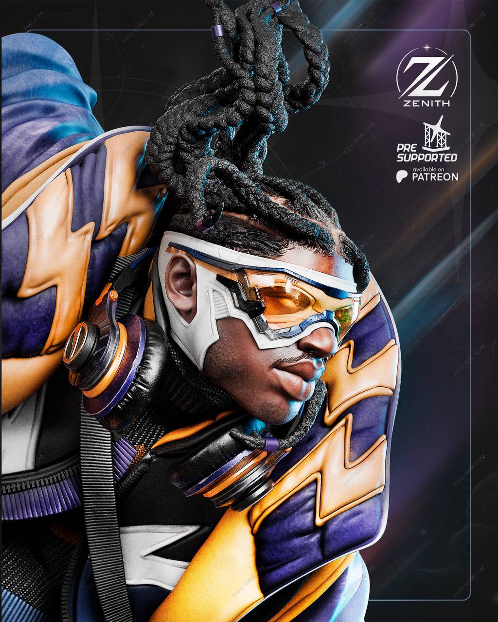 ZEZ STUDIOS DC漫画 静电侠 – P站图纸印象馆 3D打印模型图纸免费下载